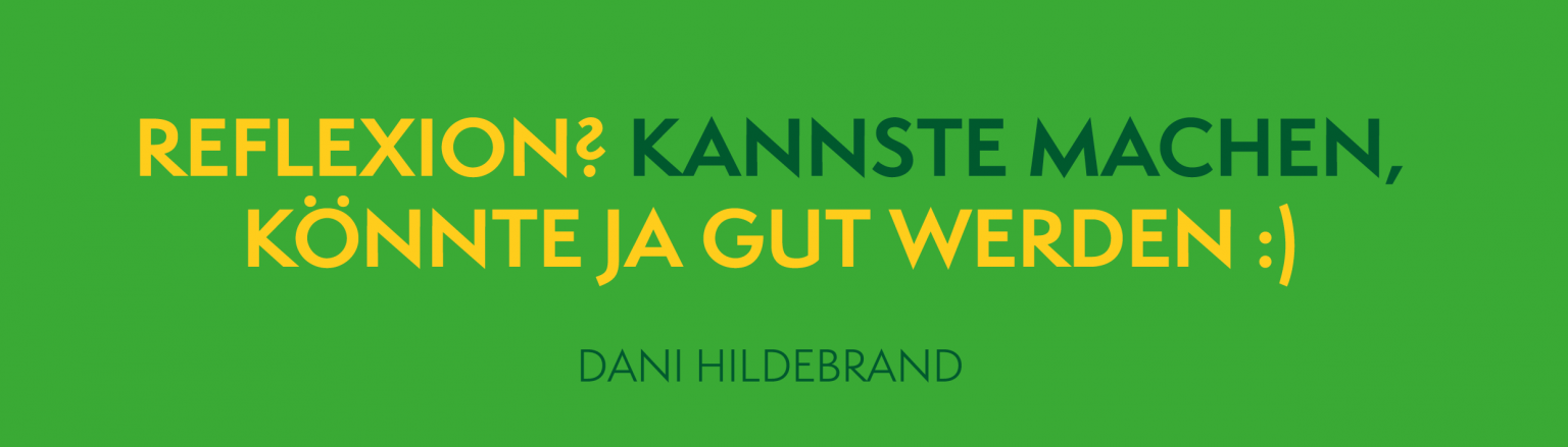 Reflexion und Ziele - Mit dem Kopf durch den Wandel